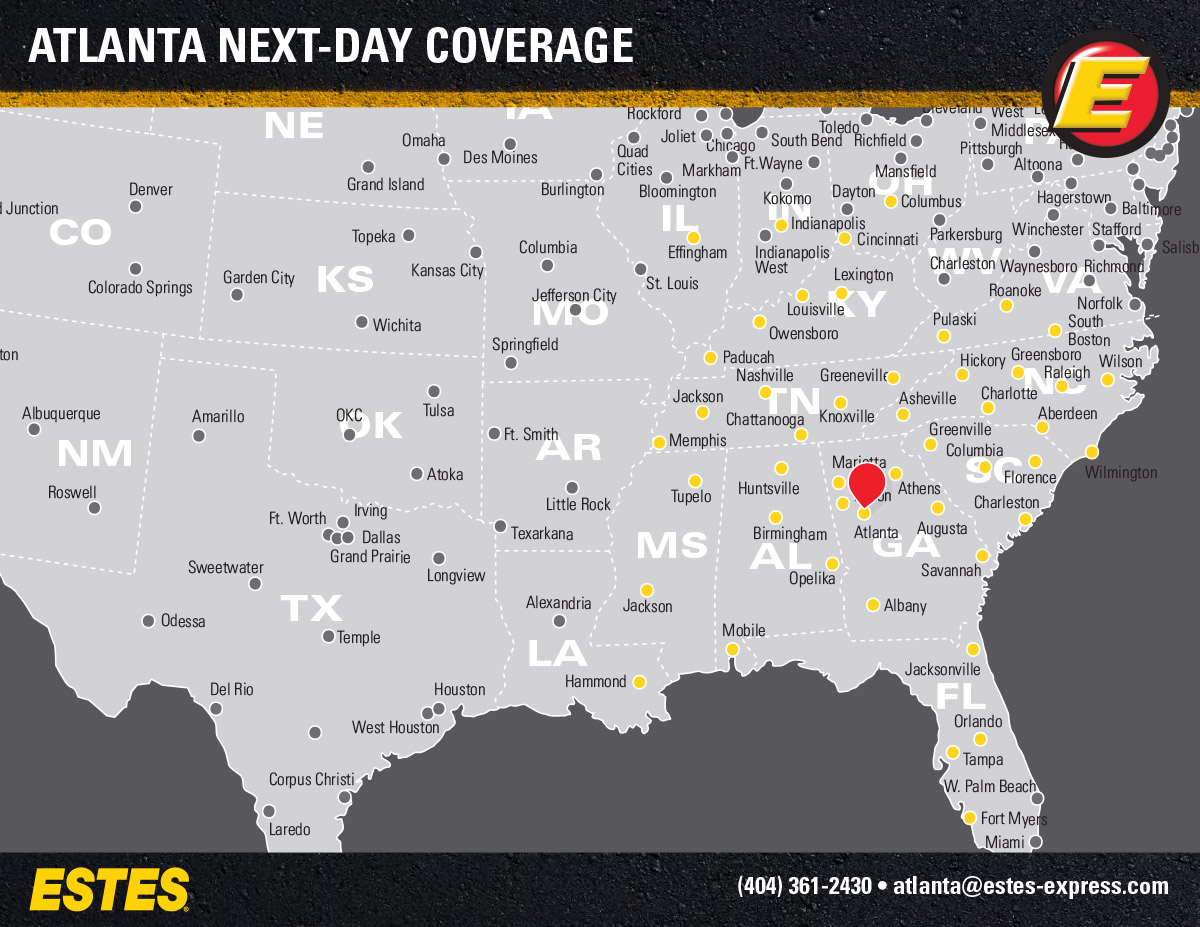 LTL Freight Shipping - Atlanta GA | Final Mile | Estes