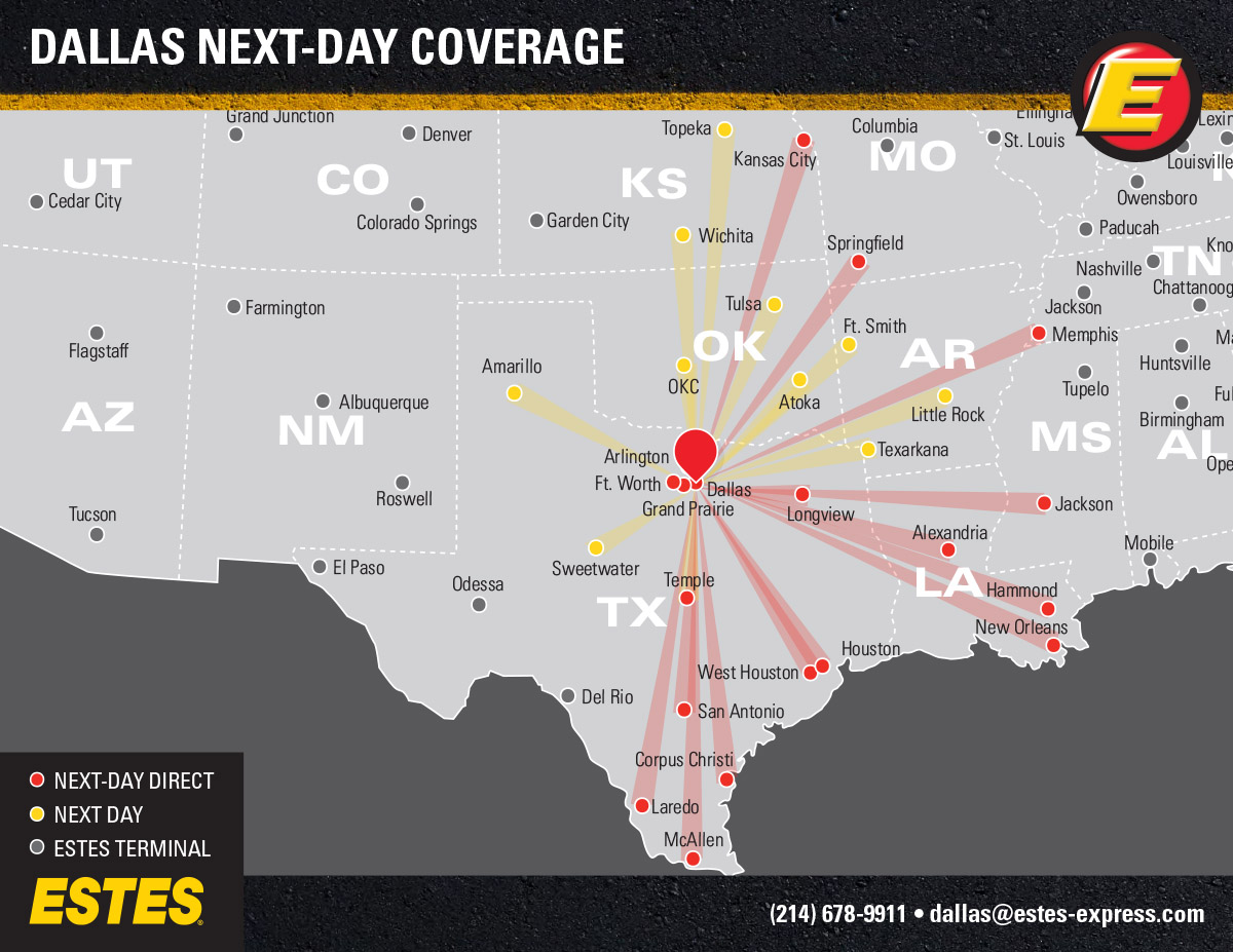 LTL Freight Shipping - Dallas TX | Final Mile | Estes