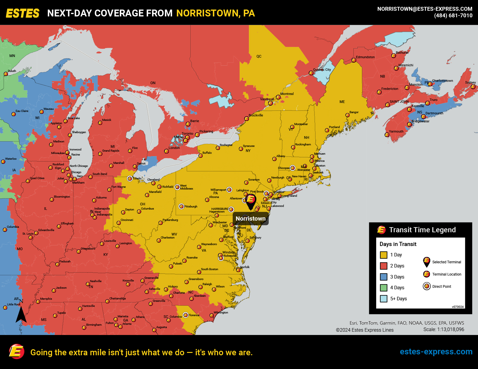 LTL Freight Shipping - Philadelphia PA | LTL Trucking | Estes