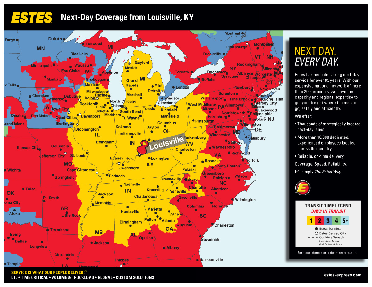 LTL Freight Shipping - Louisville KY | Final Mile - Time Critical ...